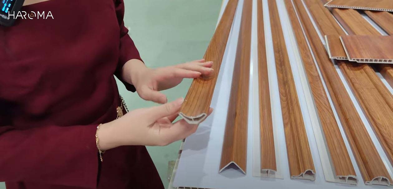 Các loại phào chỉ nhựa pvc Haroma và cách thi công chi tiết