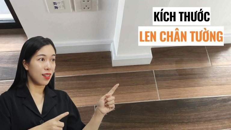 Kích thước thiết kế len chân tường chuẩn xác nhất - Haroma