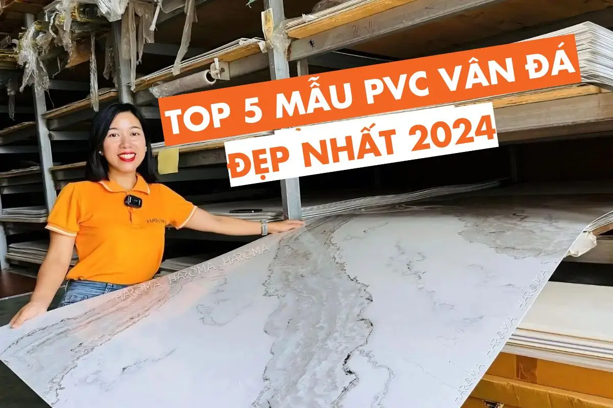 Top mẫu tấm PVC vân đá được ưa chuộng nhất năm 2024 - Haroma