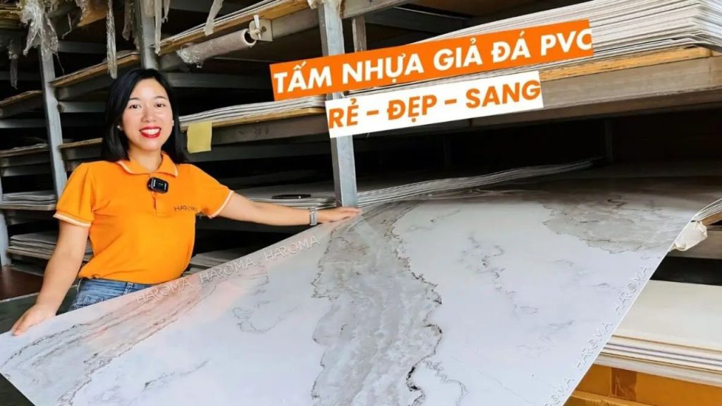 Tấm PVC vân đá có ốp cho nhà tắm được không? Haroma
